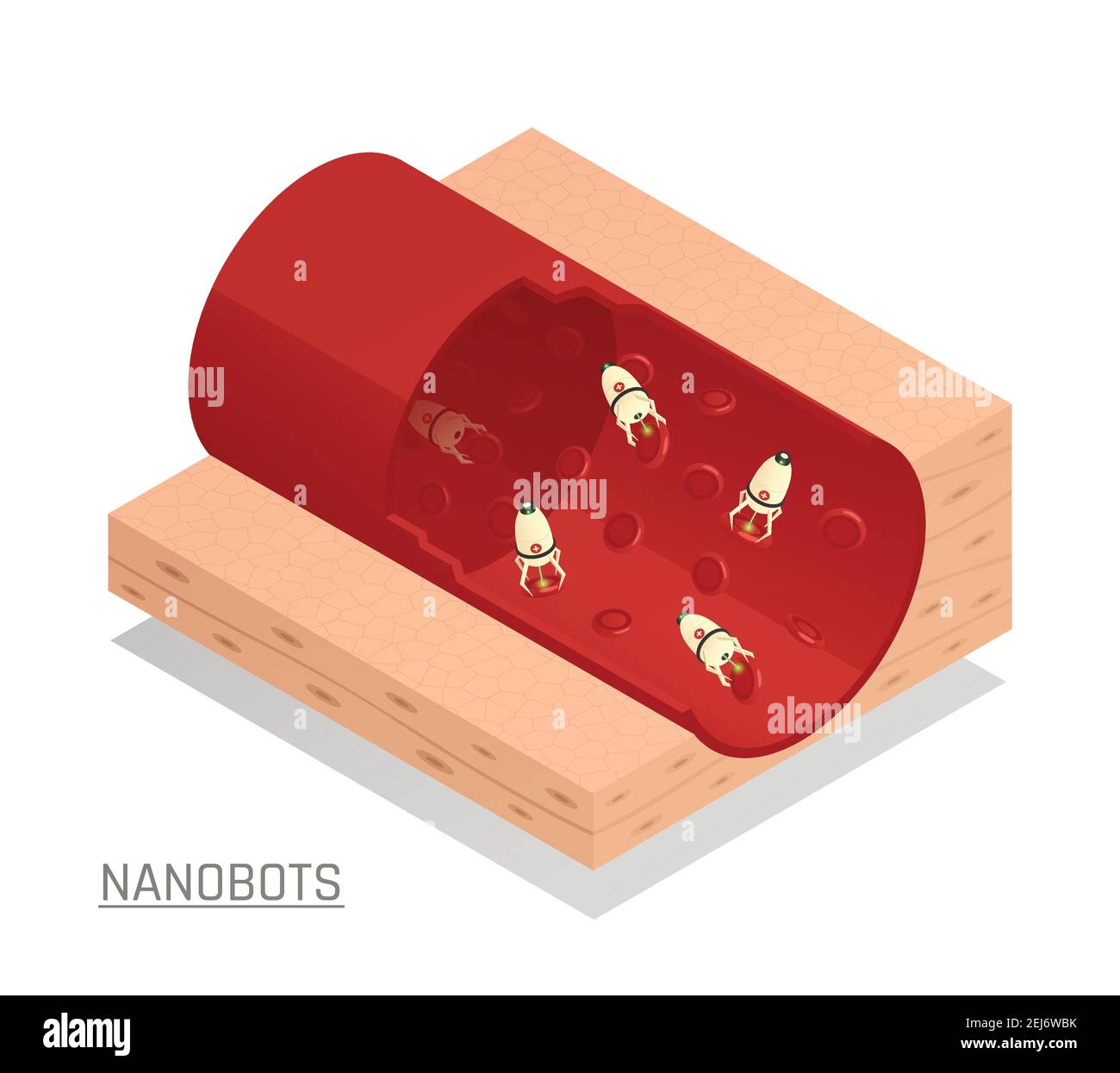 Nanorobots blood Stock Vector Images - Alamy