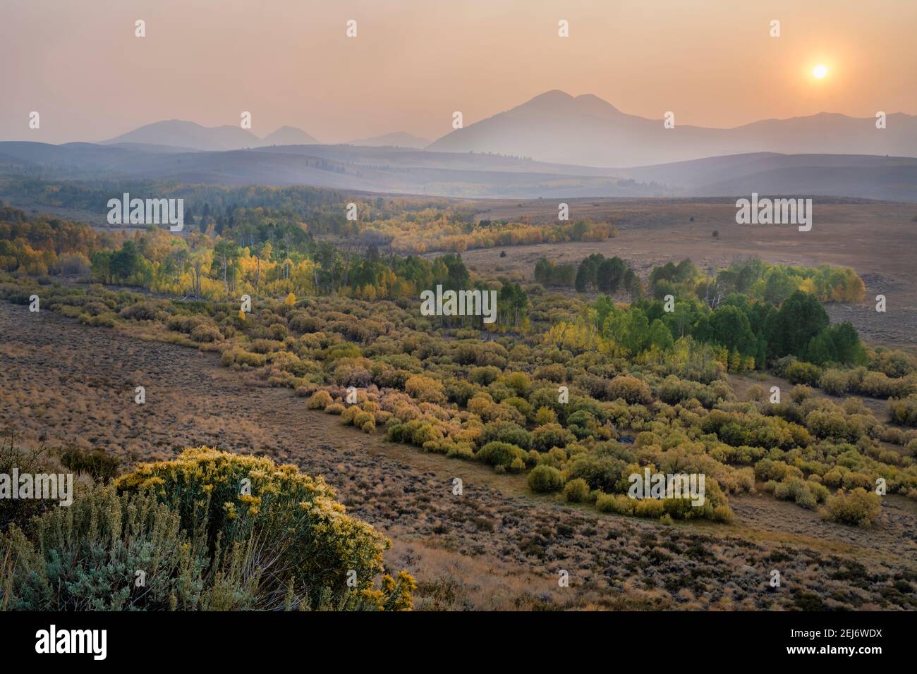 Sunset and fall colors hi-res stock photography and images - Alamy