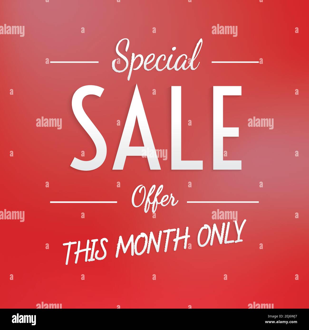Special Sale heading simple design for banner or poster. Sale and ...