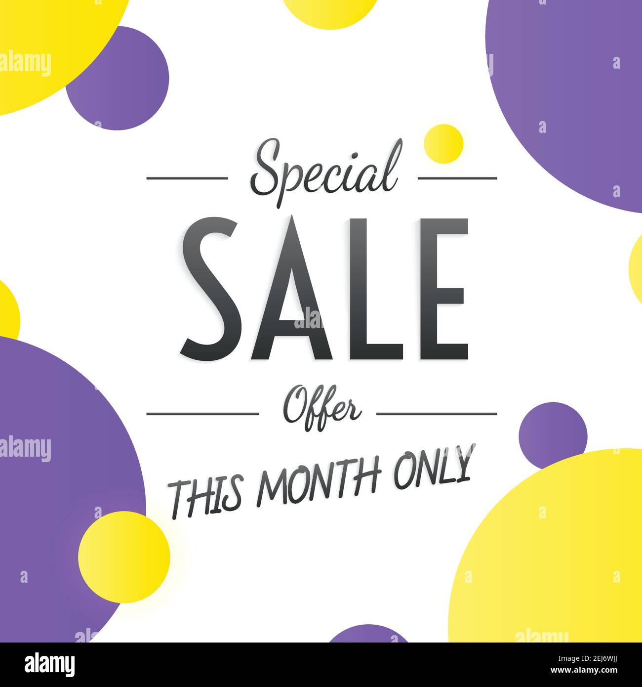 Special Sale heading design for banner or poster. Sale and discounts ...
