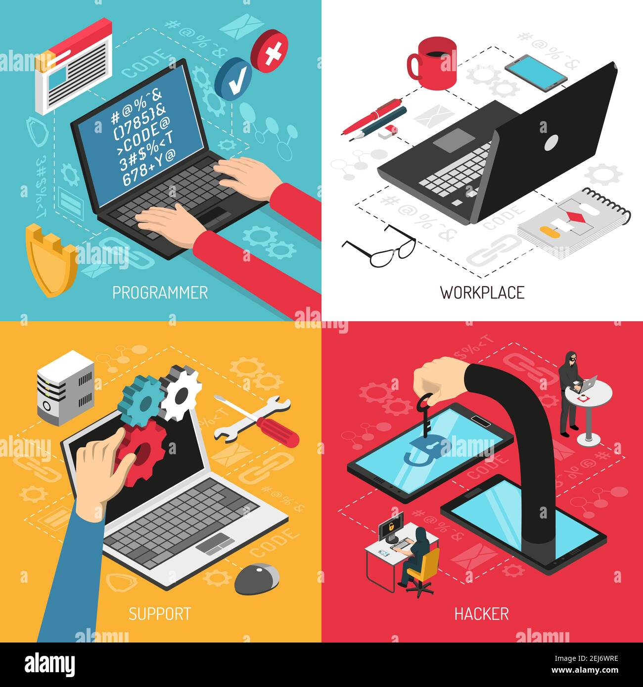 Hand tablet screen typing Stock Vector Images - Alamy