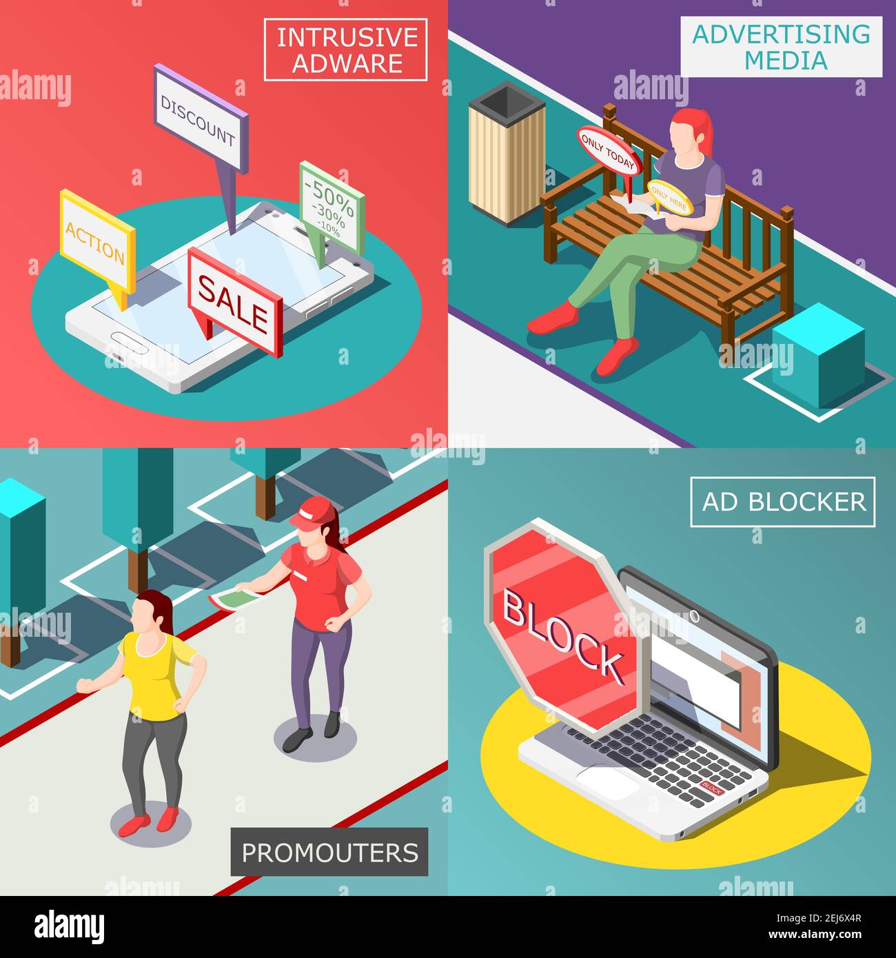 Mobile handout Stock Vector Images - Alamy