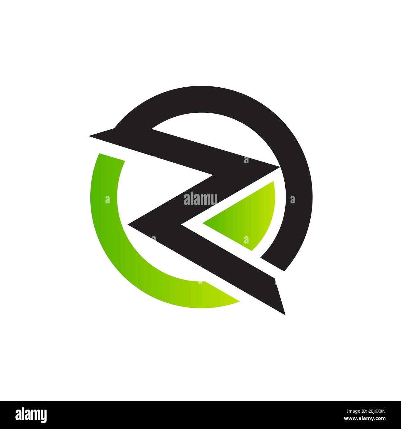 coolest style of Letter Z files initial logo design vector template ...