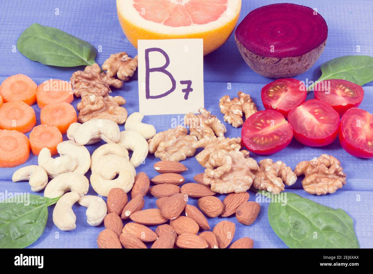 Nutritious products containing vitamin B7 and dietary fiber, natural ...
