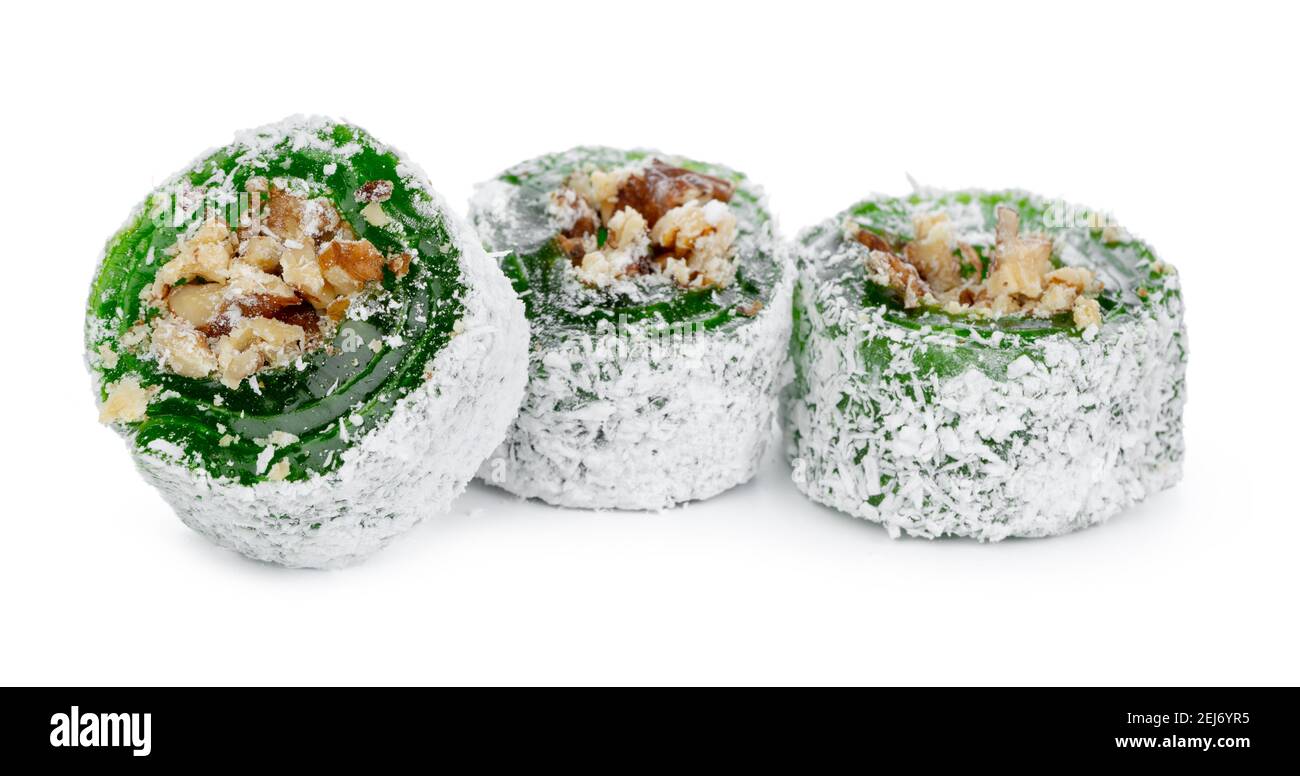 Green turkish delight nuts hi-res stock photography and images - Alamy