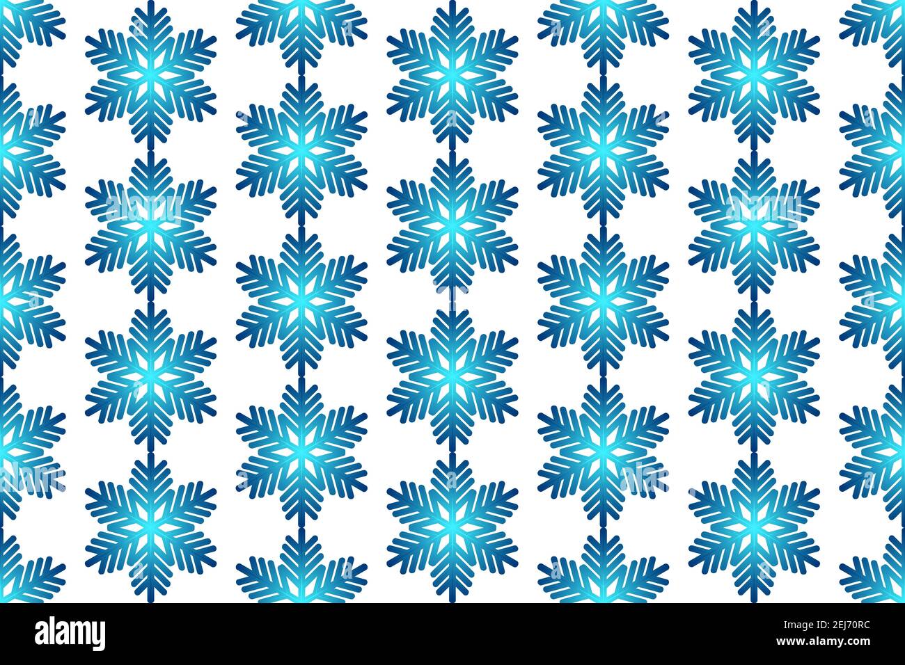Winter seamless pattern with colorful gradient snowflakes on white ...