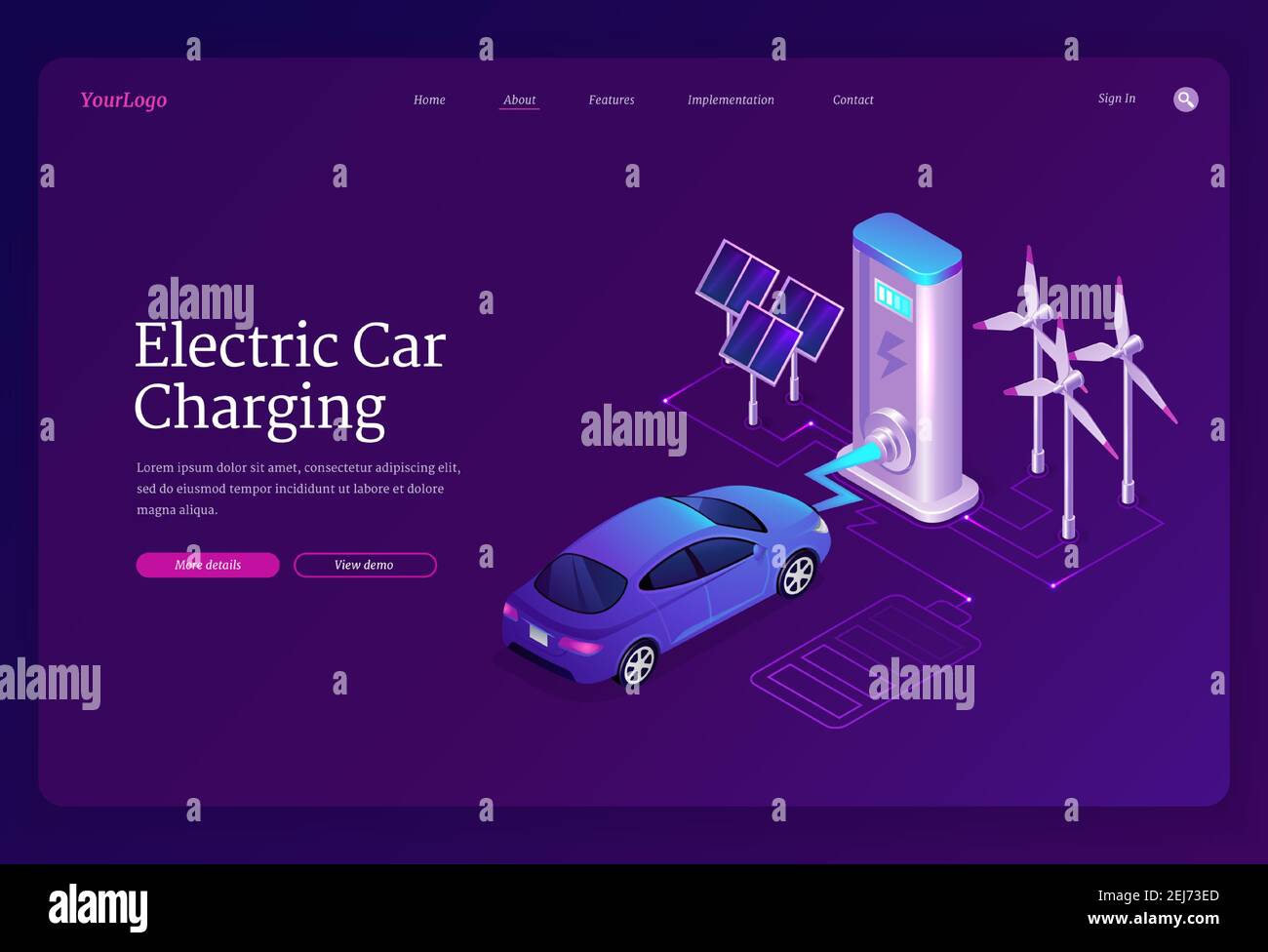 Ev charger station factory hi-res stock photography and images - Alamy