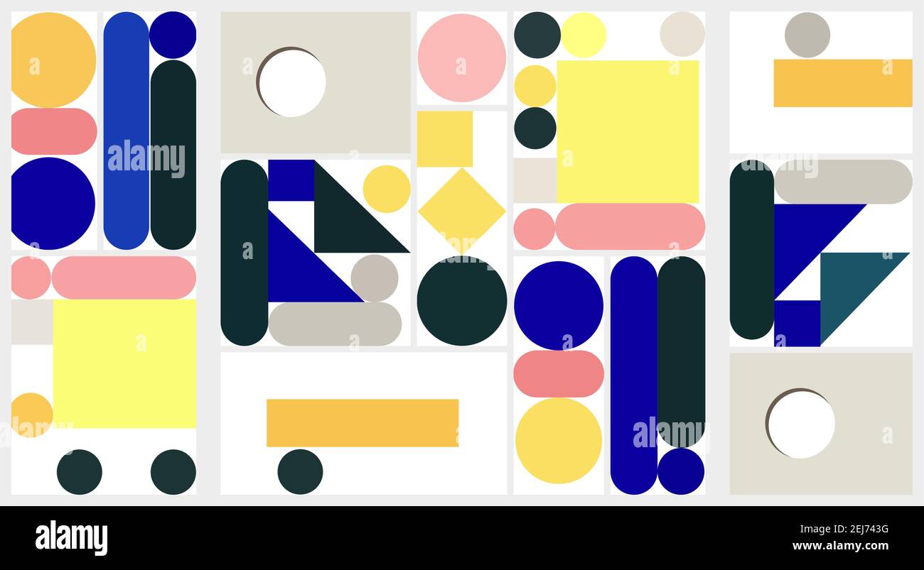 Simple geometric illustration hi-res stock photography and images - Alamy