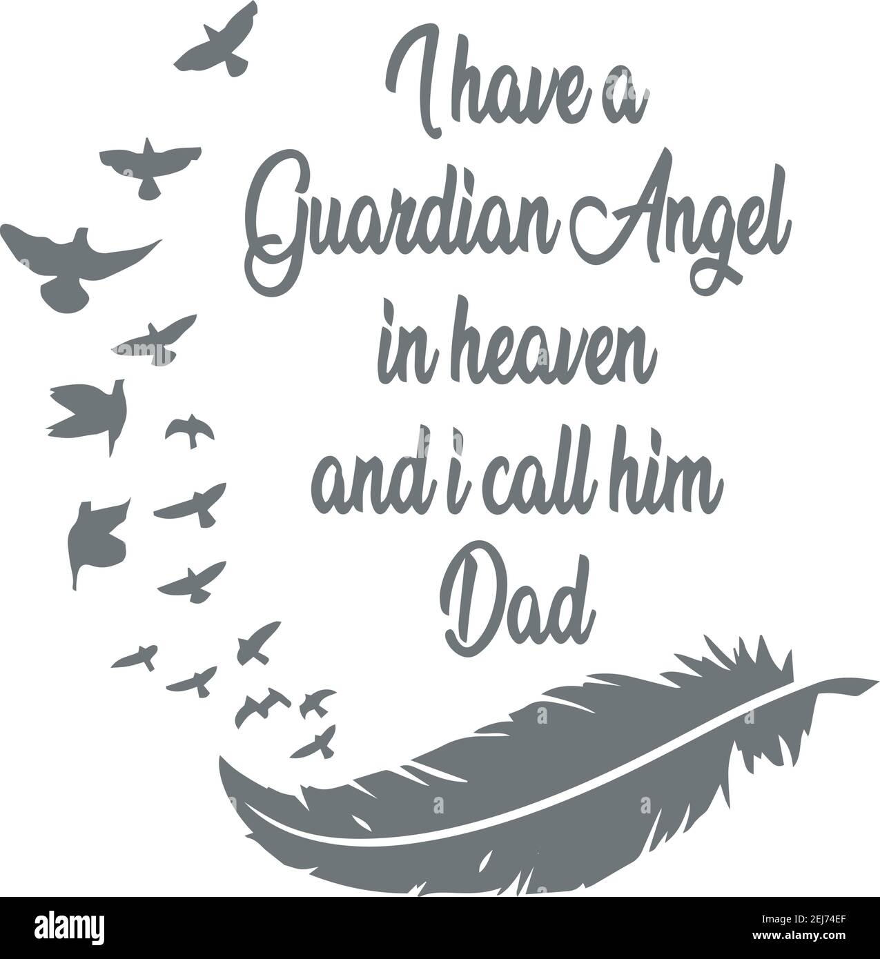 Guardian Angel Abstract Stock Vector Images - Alamy