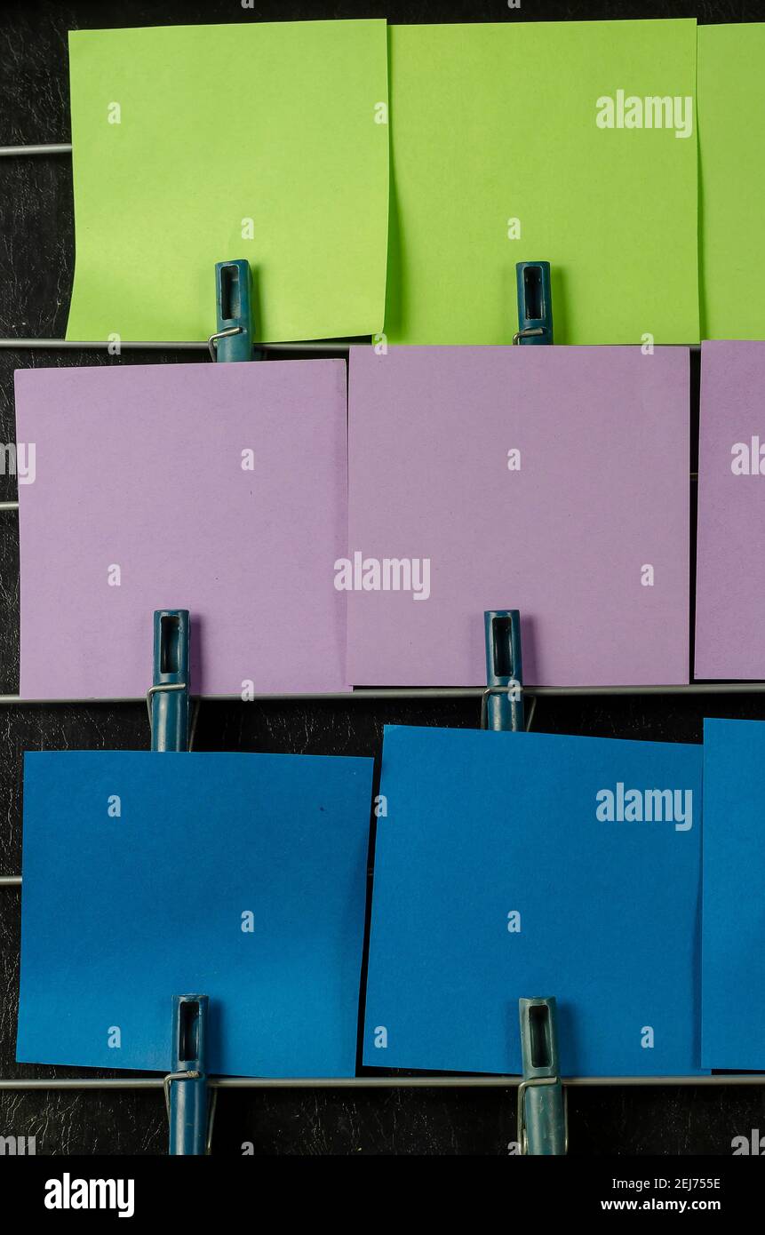 Colorful sticky notes no people hi-res stock photography and images - Alamy