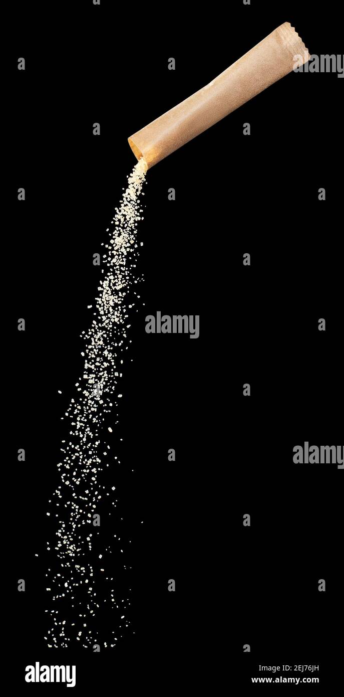 sugar pouring from the stick Stock Photo - Alamy