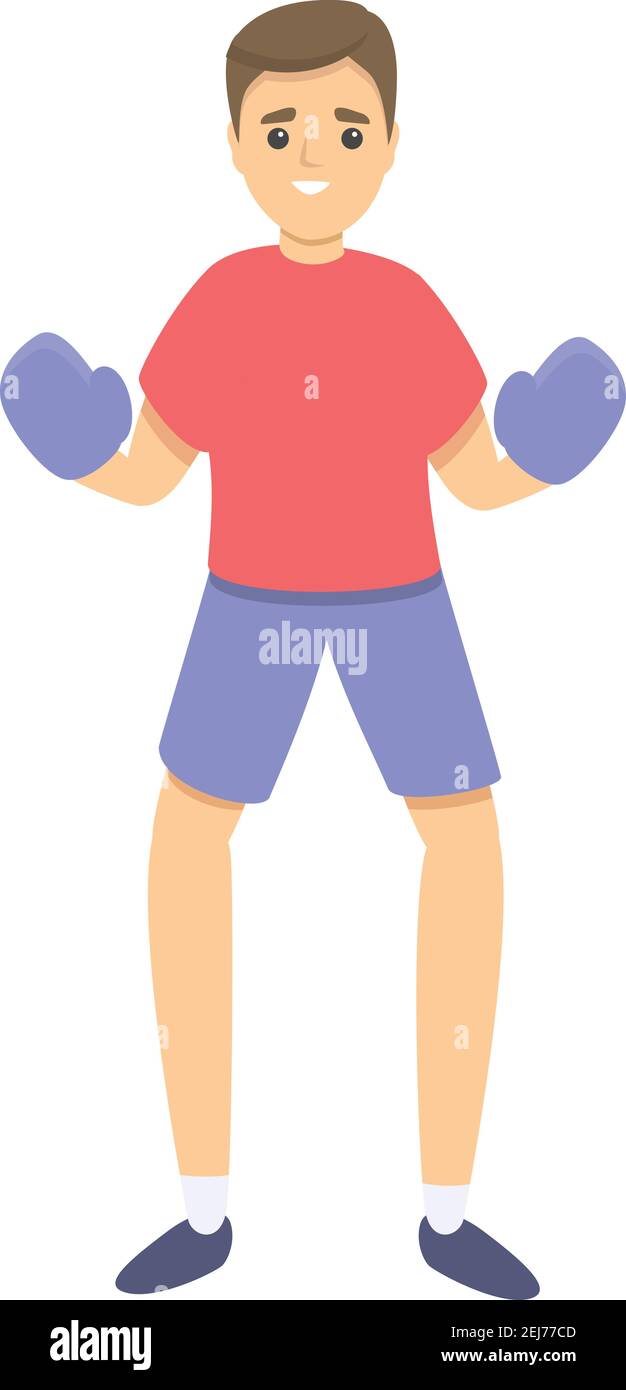 Kid soccer goalkeeper icon. Cartoon of kid soccer goalkeeper vector ...