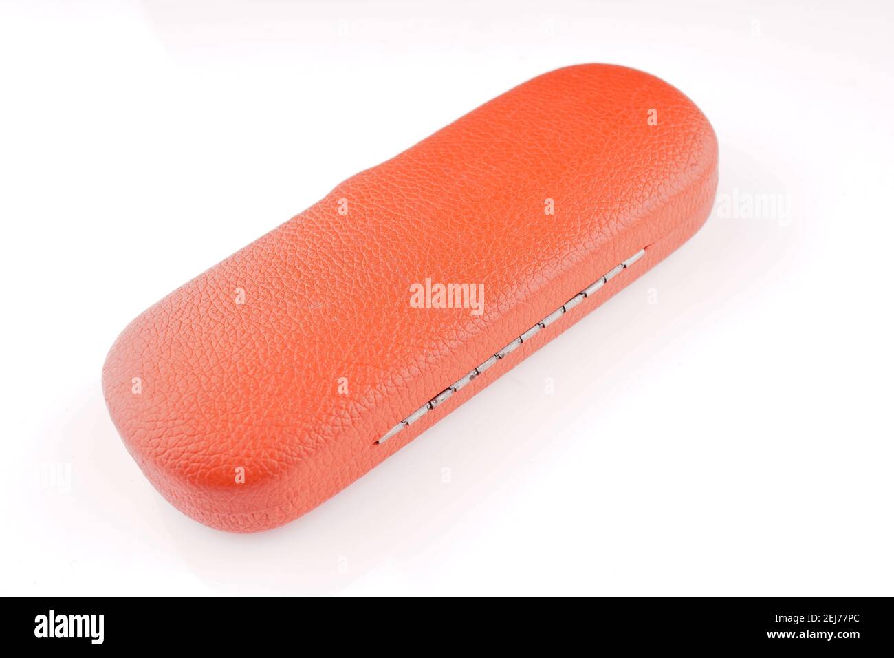red glasses case on white background Stock Photo - Alamy