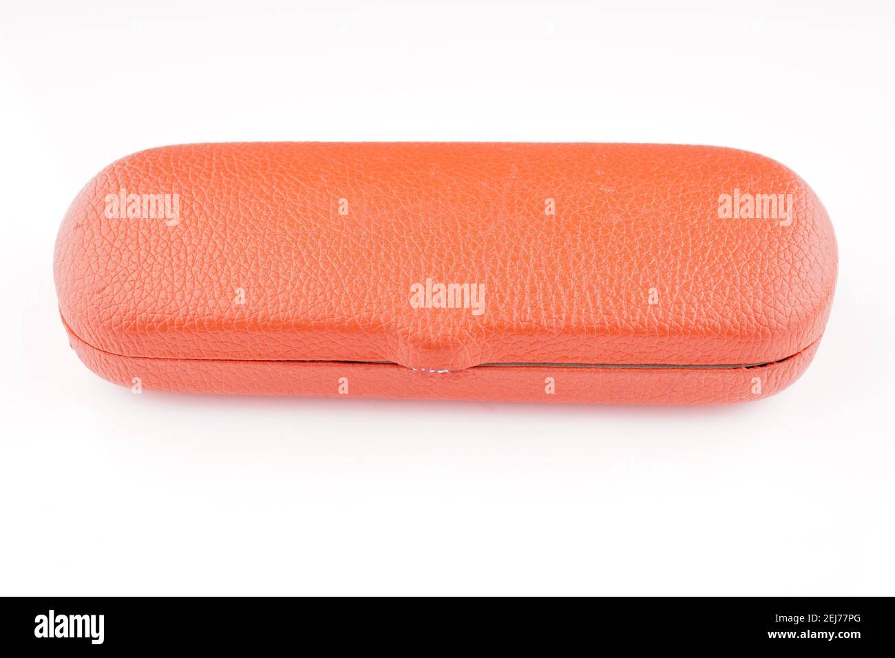 red glasses case on white background Stock Photo - Alamy
