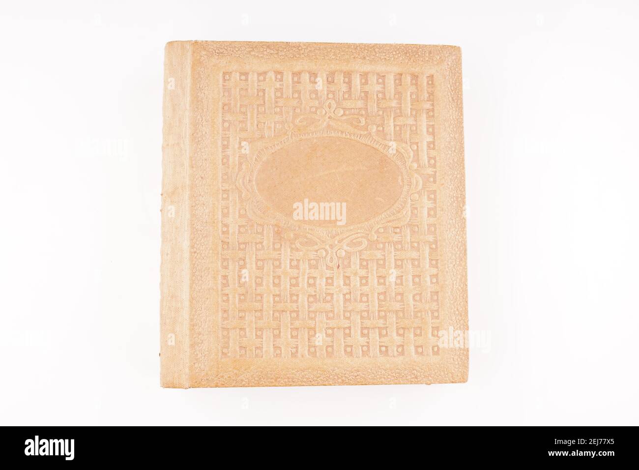 old photo album on white background Stock Photo - Alamy