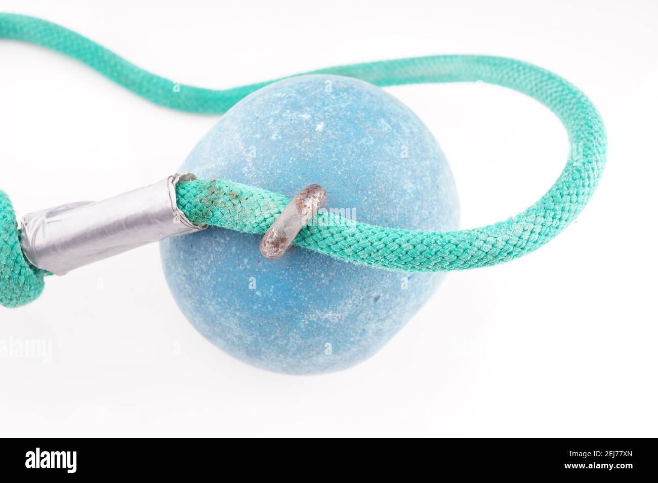 climbing ball simulator on white background Stock Photo - Alamy