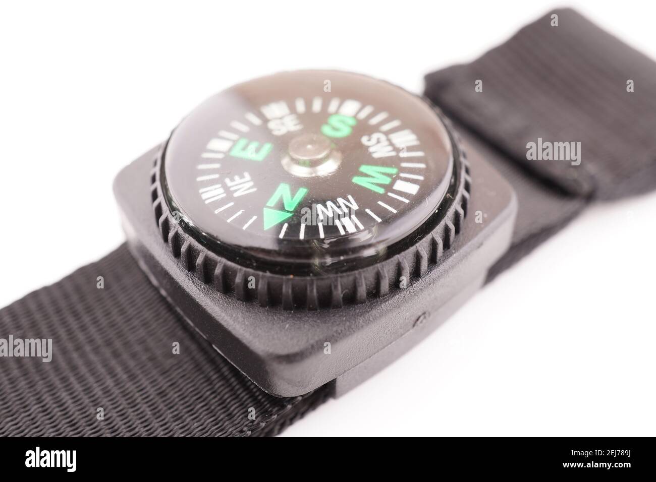 wrist compass on white background Stock Photo - Alamy
