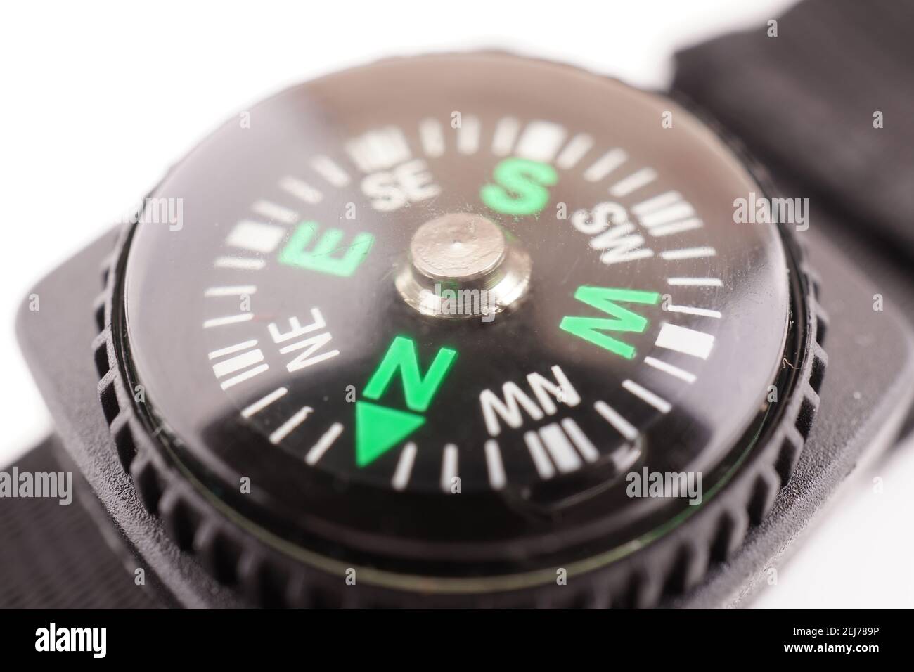 wrist compass on white background Stock Photo - Alamy