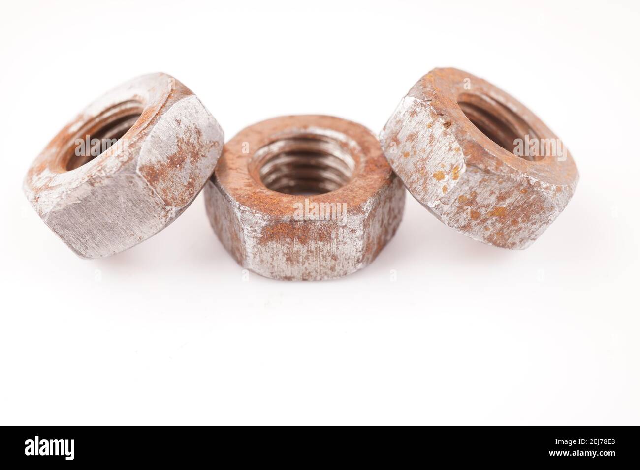 Rusty nuts Cut Out Stock Images & Pictures - Alamy