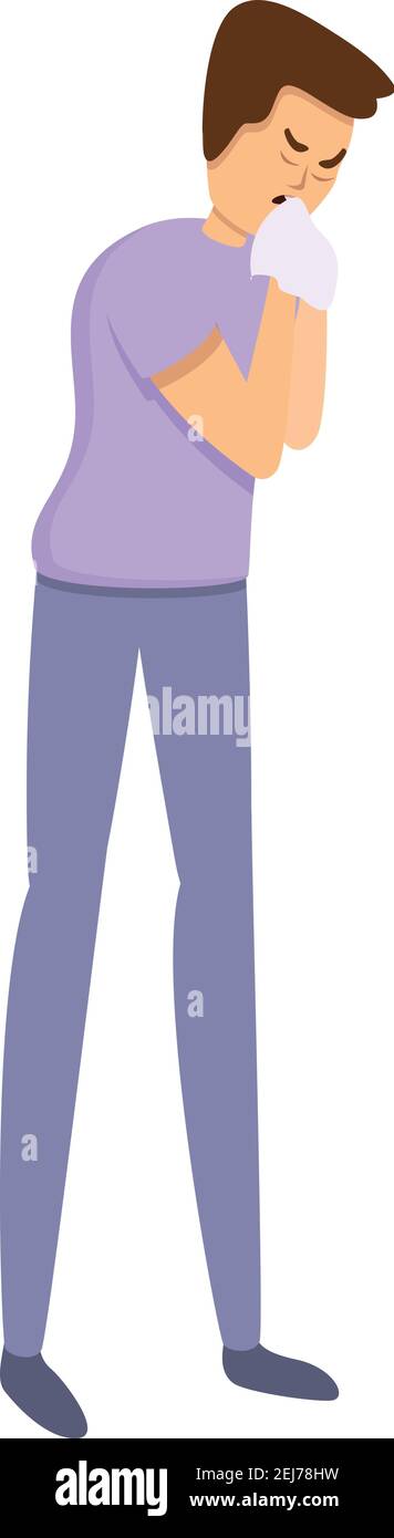 Pollen seasonal allergy icon. Cartoon of pollen seasonal allergy vector ...