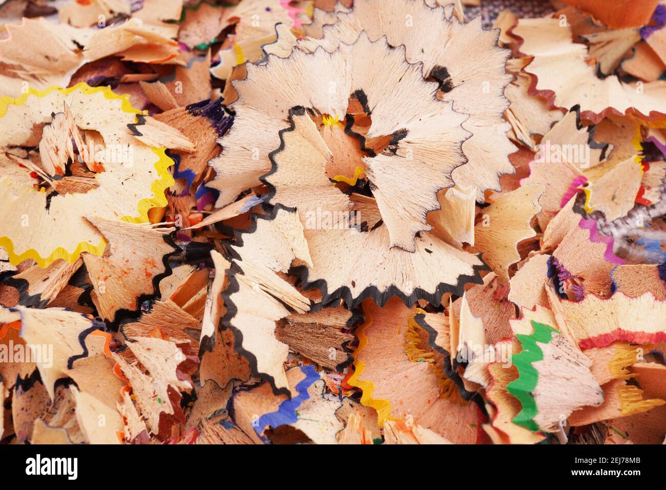 cleaning from a pencil. beautiful background Stock Photo - Alamy