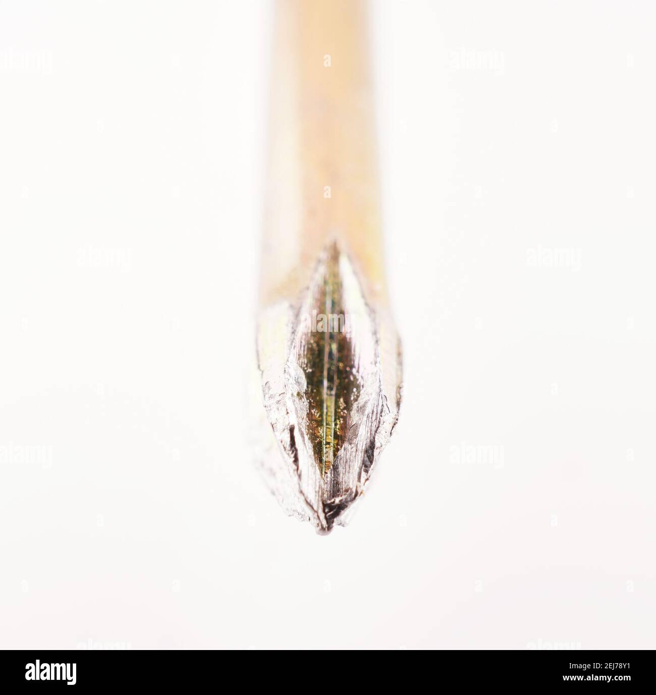 gray screwdriver on a white background Stock Photo - Alamy