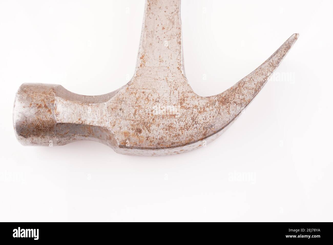 metal hammer on white background Stock Photo - Alamy