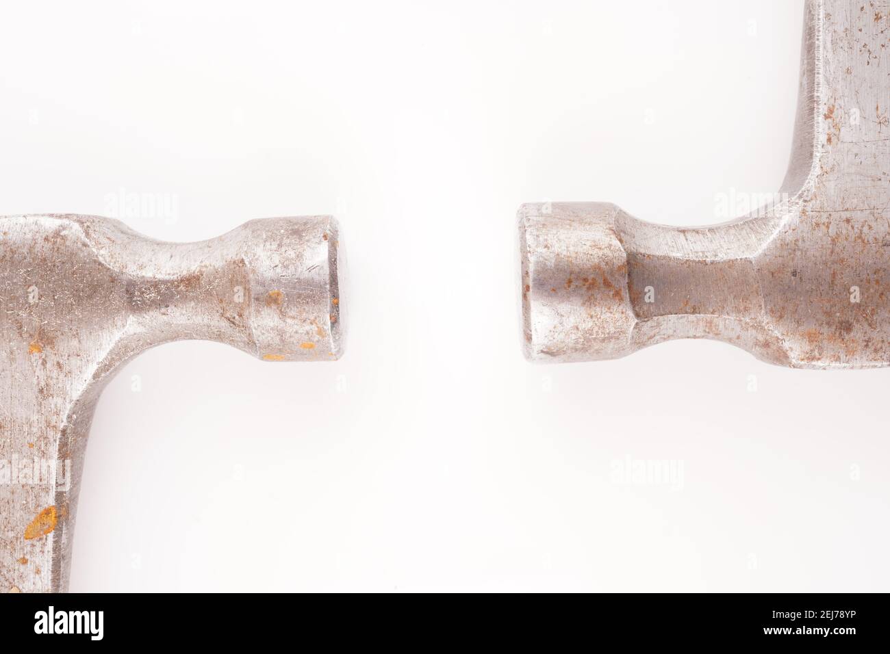 metal hammer on white background Stock Photo - Alamy