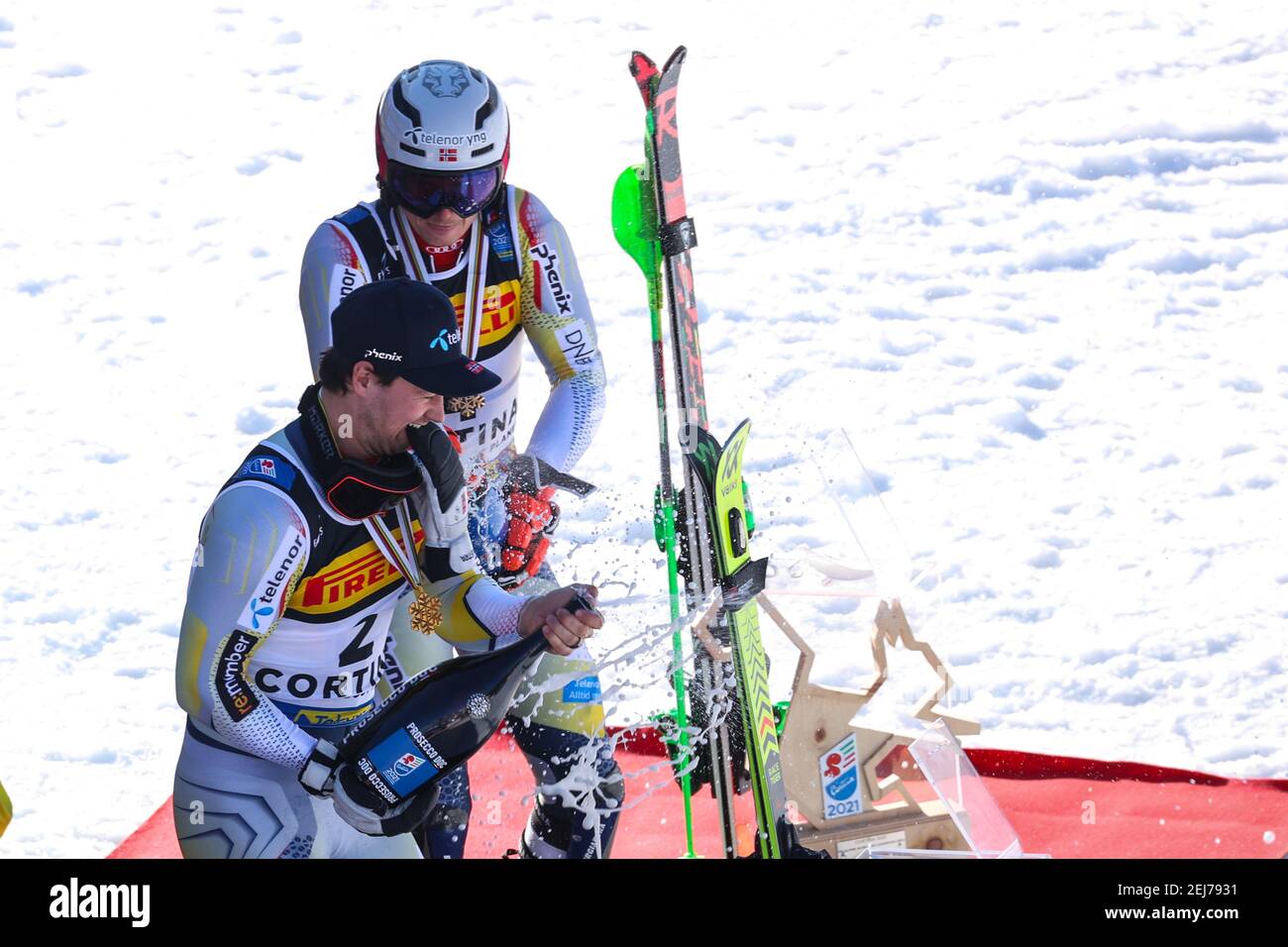 FOSS-SOLEVAAG Sebastian (NOR) Gold medal during 2021 FIS Alpine World ...