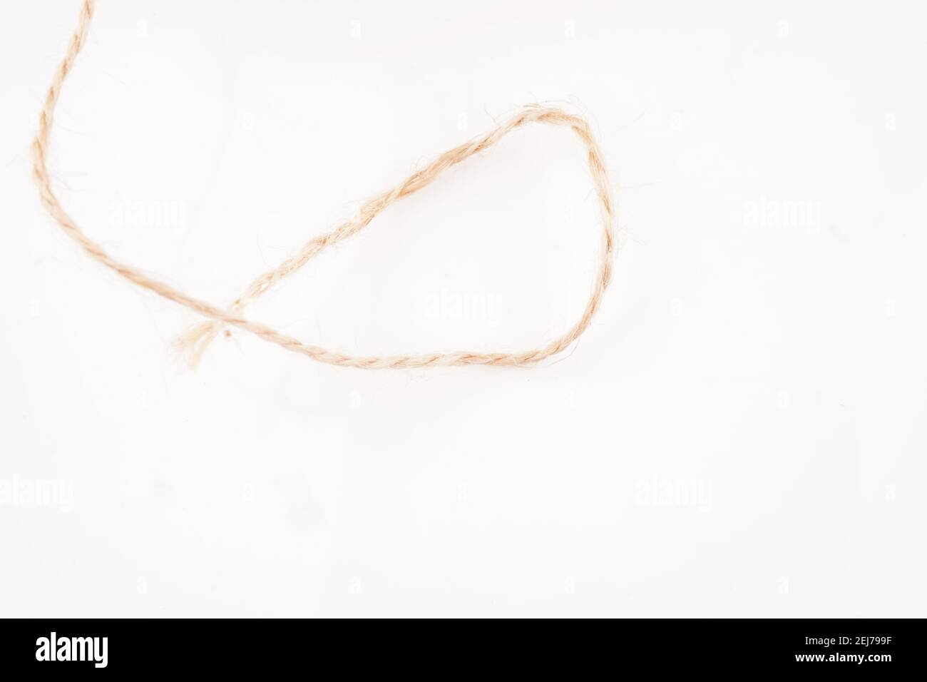rope on a white background Stock Photo - Alamy