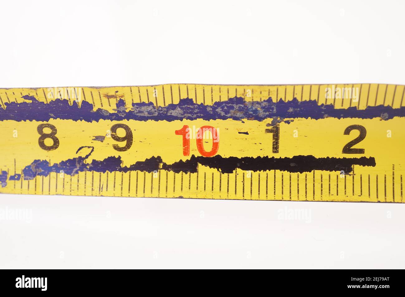 tape measure on white background Stock Photo - Alamy