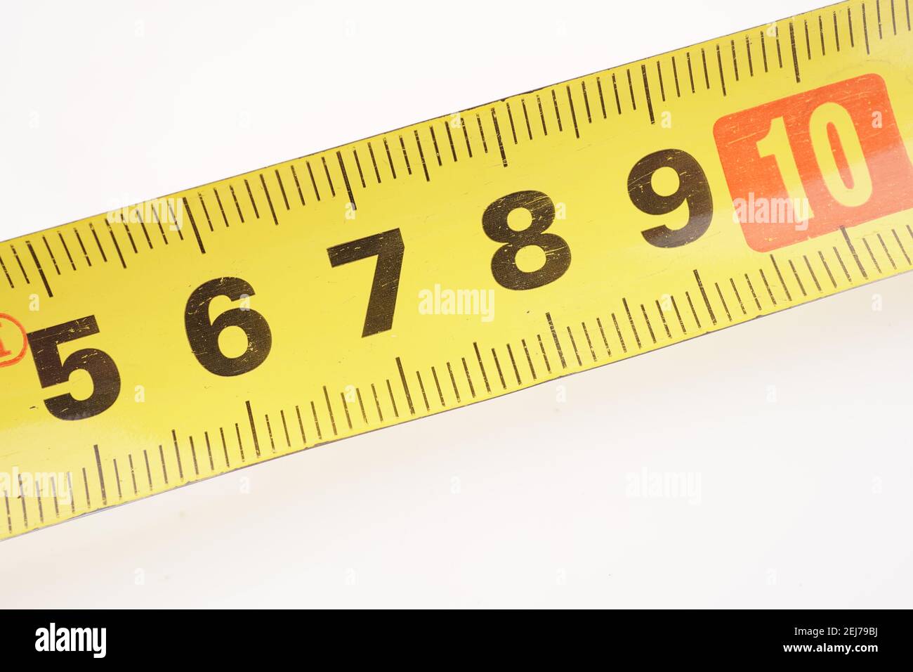 tape measure on white background Stock Photo - Alamy