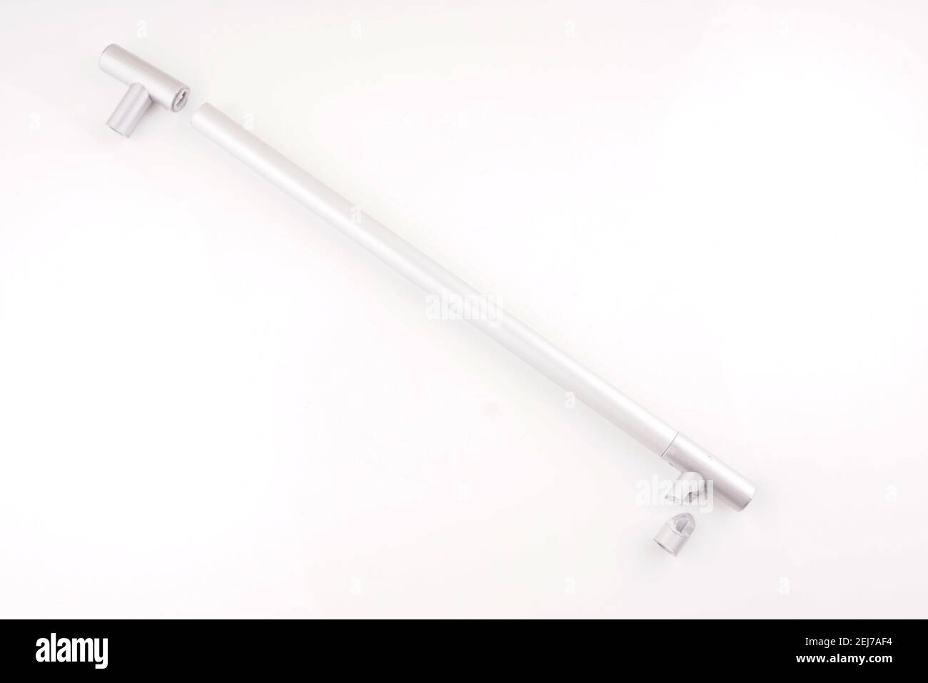 broken plastic handle from cabinet on white background Stock Photo - Alamy