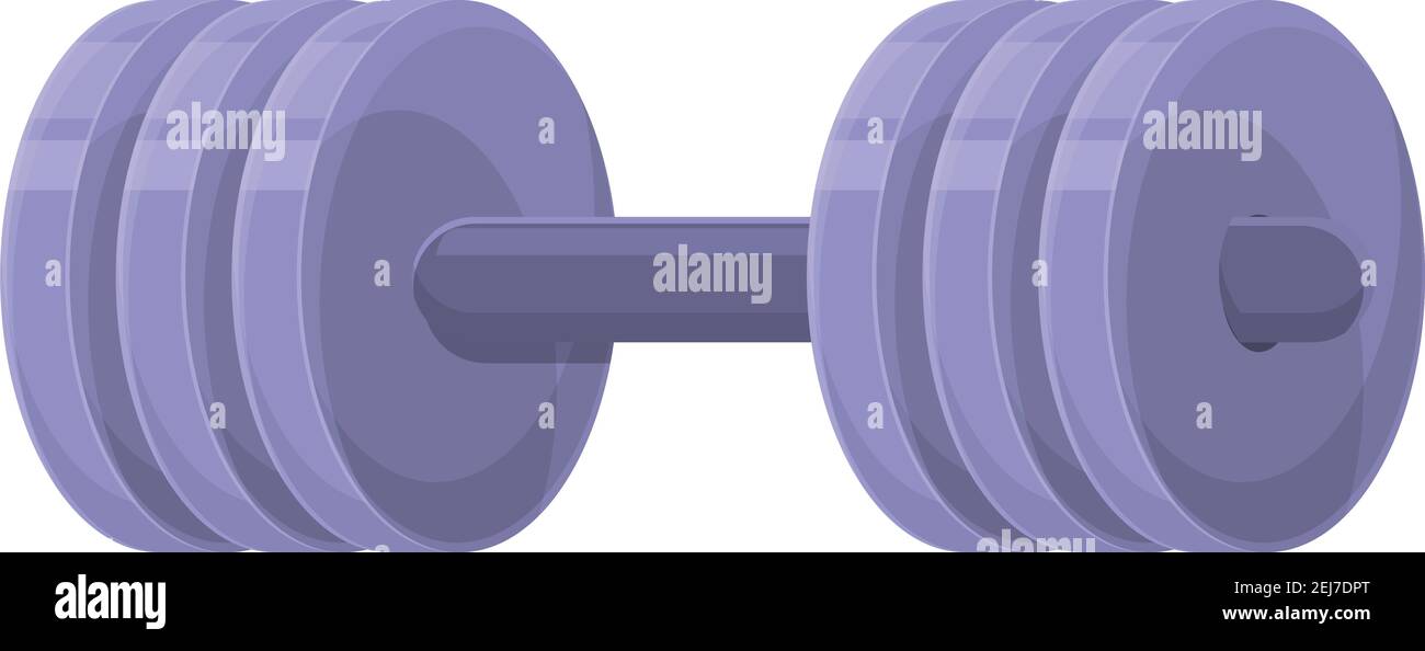 Sport dumbbell icon. Cartoon of sport dumbbell vector icon for web ...