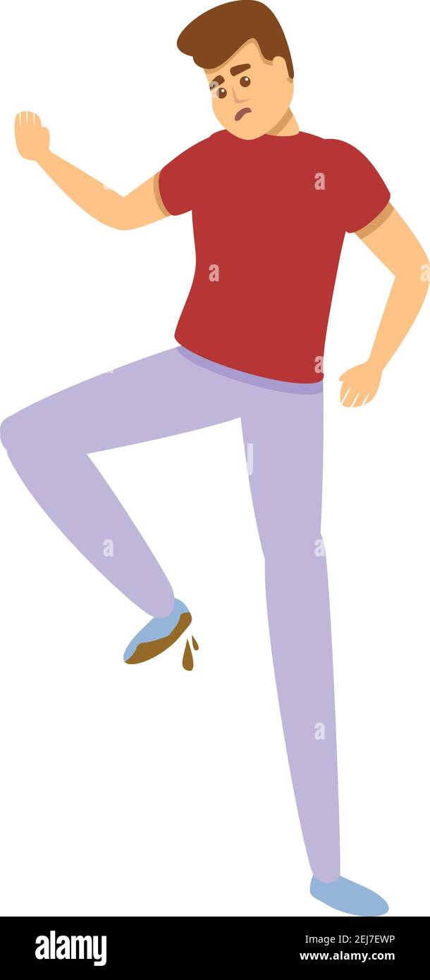 Careless person icon. Cartoon of careless person vector icon for web ...
