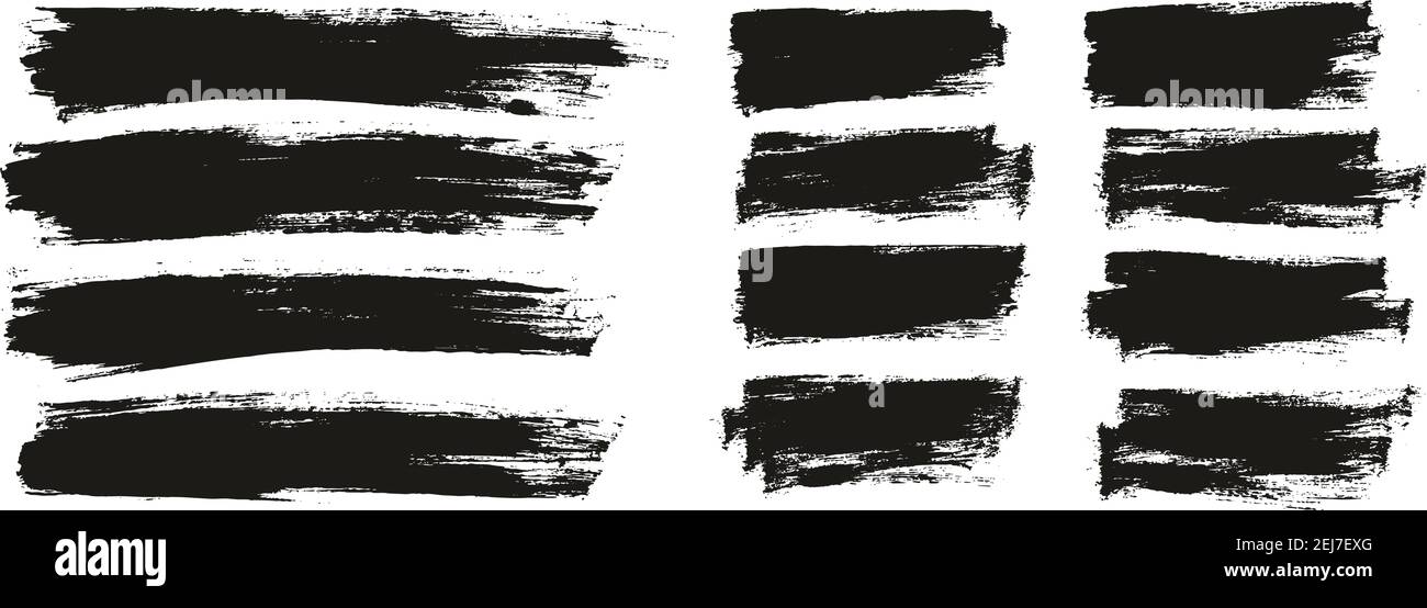 Flat Brush Thin Lines & Background Mix High Detail Abstract Vector ...