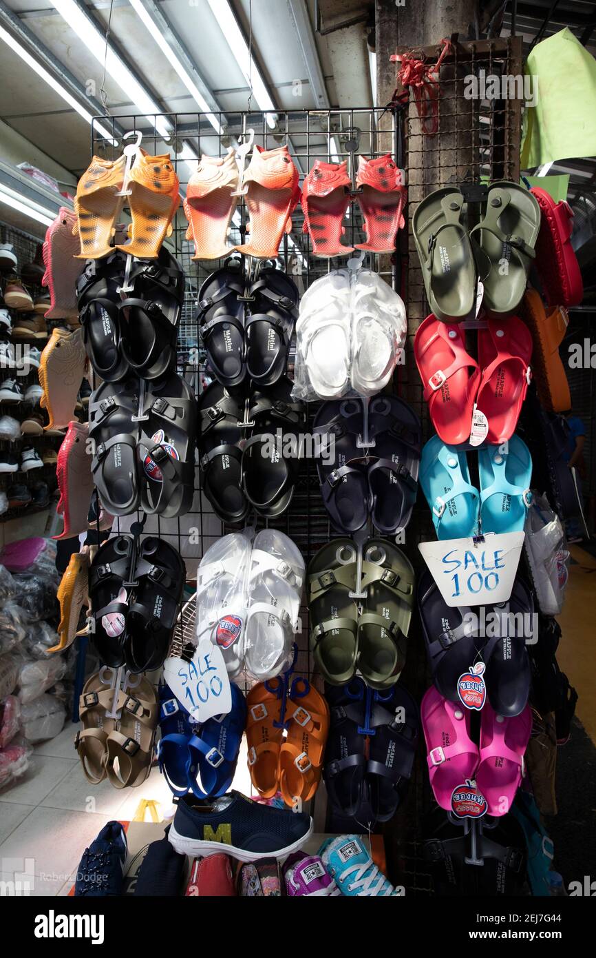 Bangkok thailand chatuchak market shoes hi-res stock photography and ...