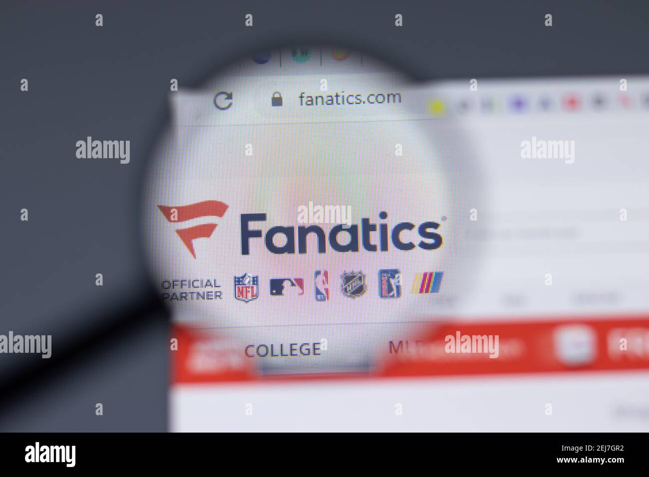 Fanatics logo hi-res stock photography and images - Alamy