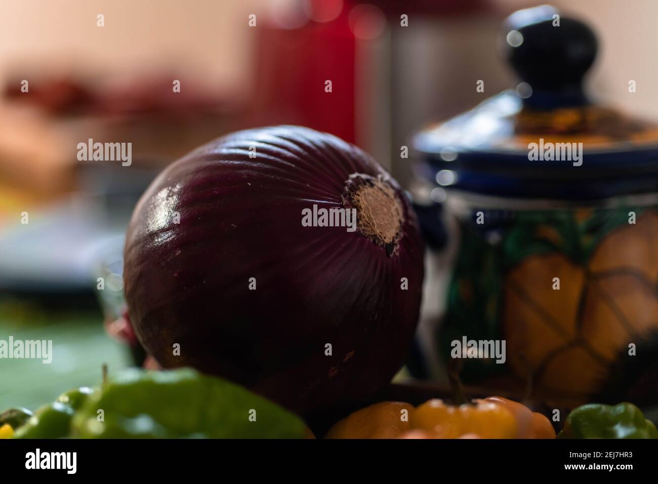 Purple fruit red onion hi-res stock photography and images - Alamy
