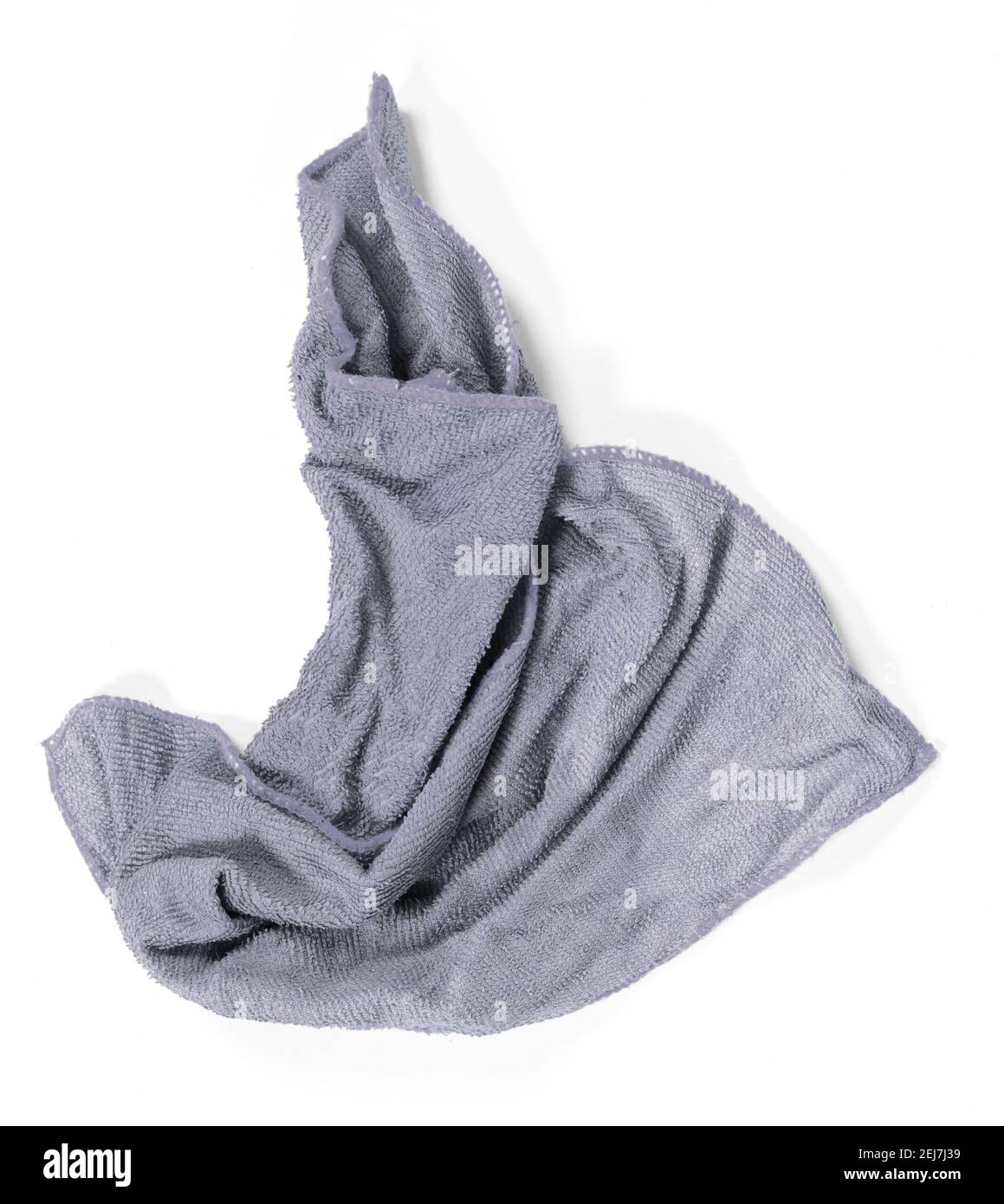 Dirty cloth isolated on a white background Stock Photo - Alamy