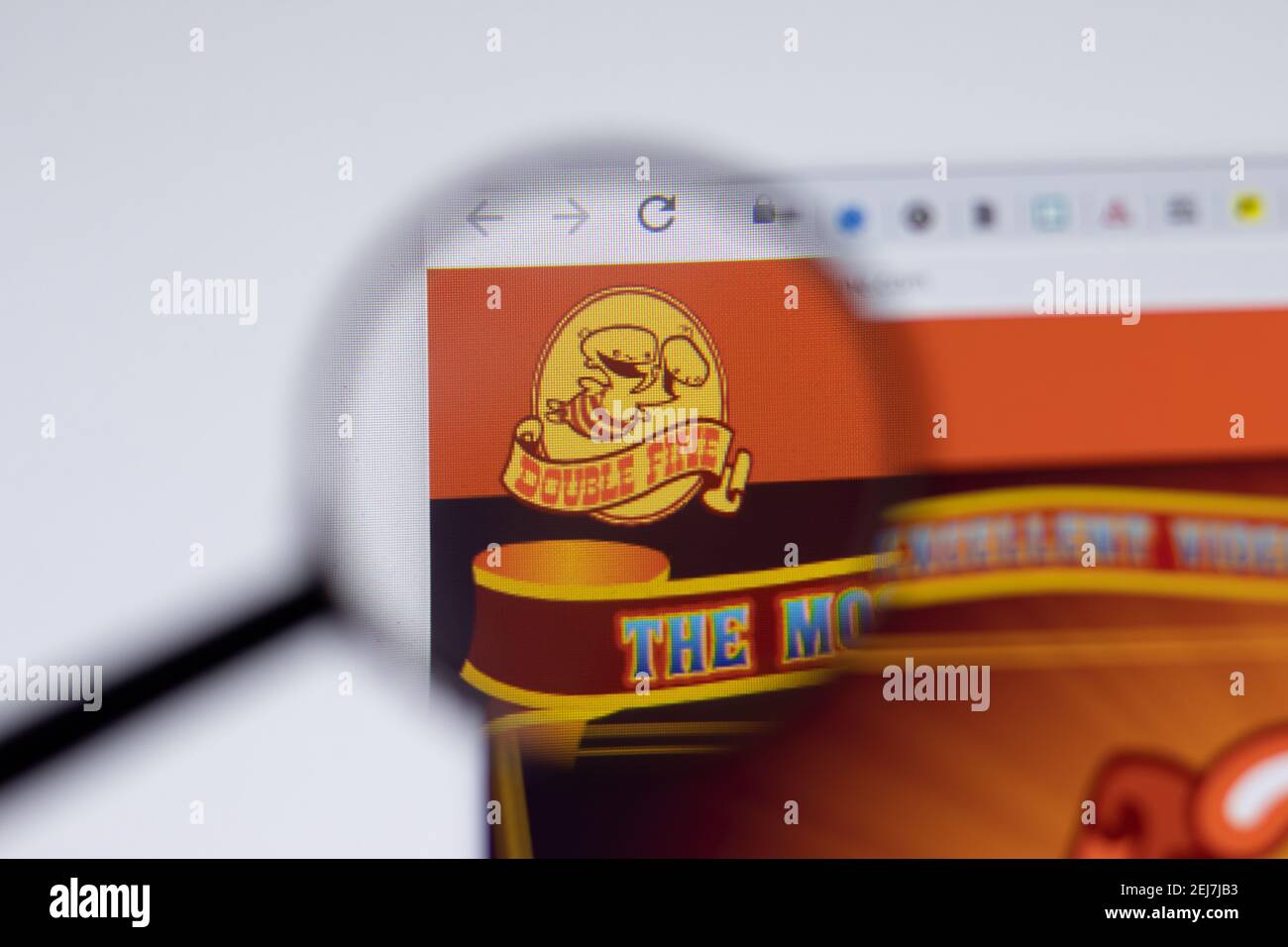 Double fine productions logo hi-res stock photography and images - Alamy