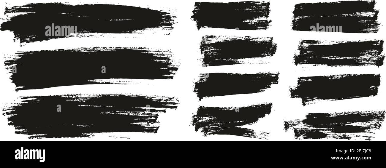 Flat Brush Thin Lines & Background Mix High Detail Abstract Vector ...
