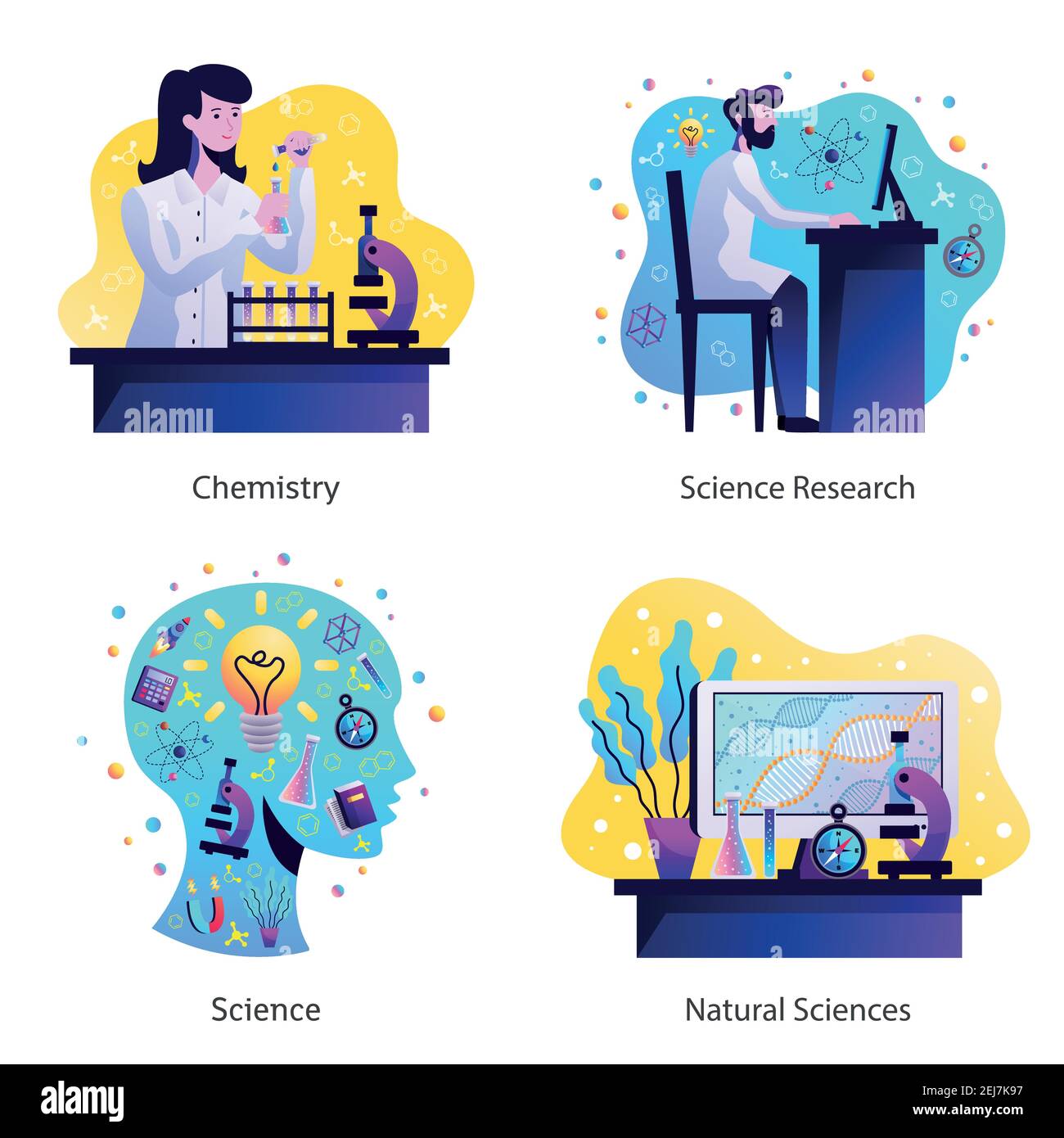 Dna project Stock Vector Images - Alamy