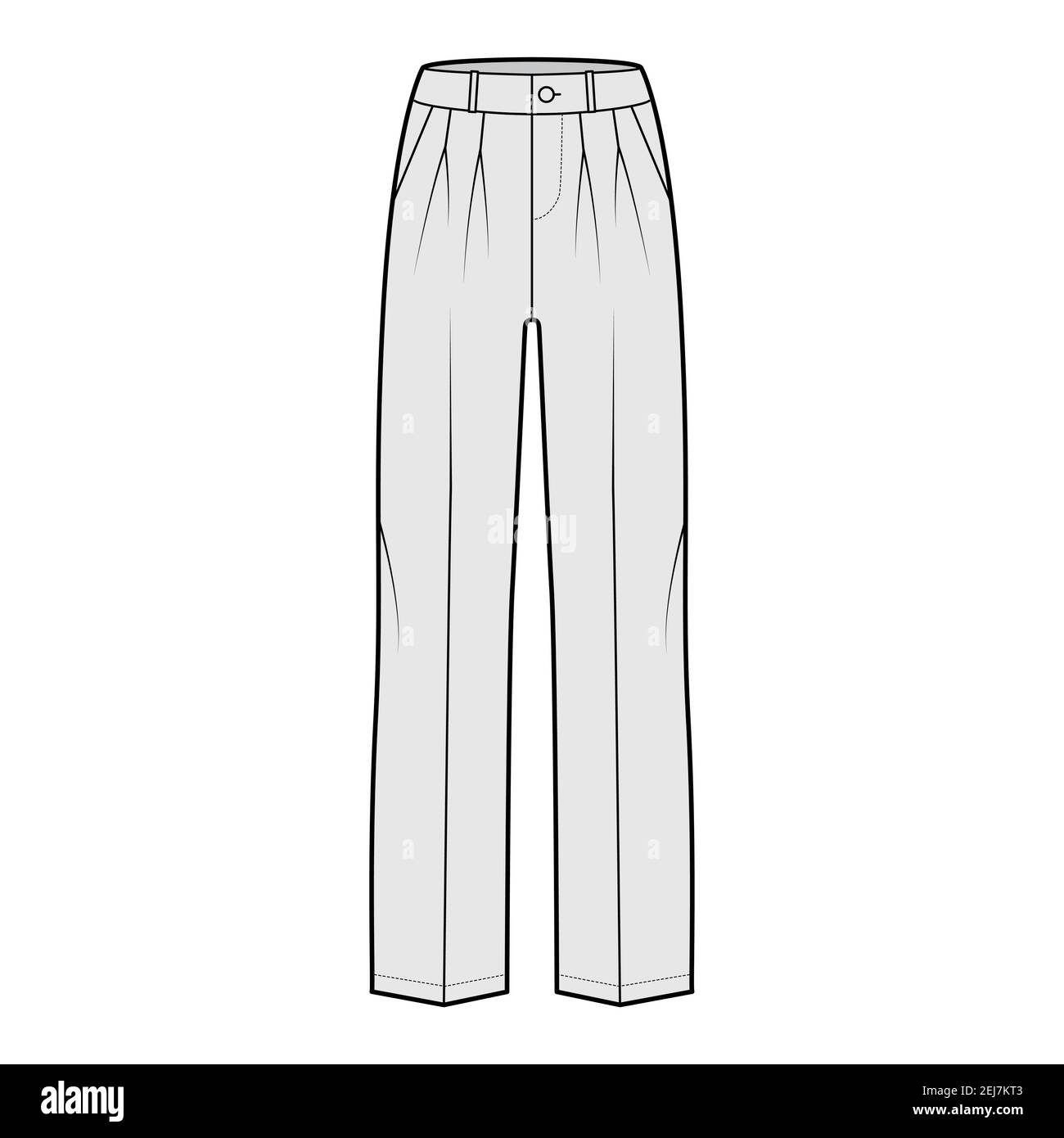 Pleat front trousers Cut Out Stock Images & Pictures - Alamy