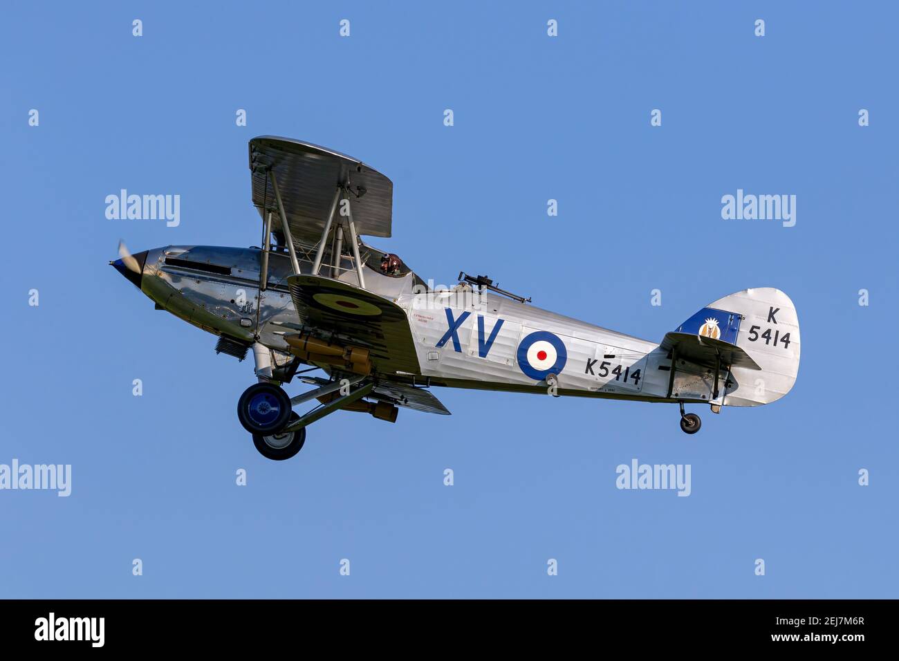 Hawker Hind biplane fighter of the RAF Stock Photo - Alamy