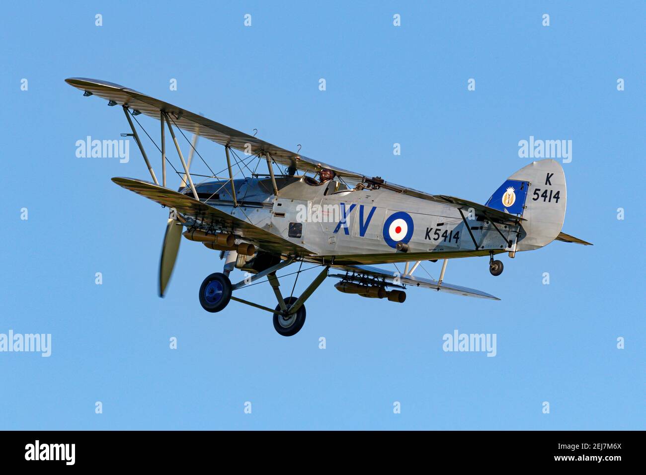 Hawker Hind biplane fighter of the RAF Stock Photo - Alamy