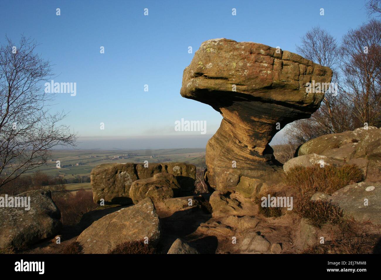Brimham Rocks, rock formations Stock Photo - Alamy