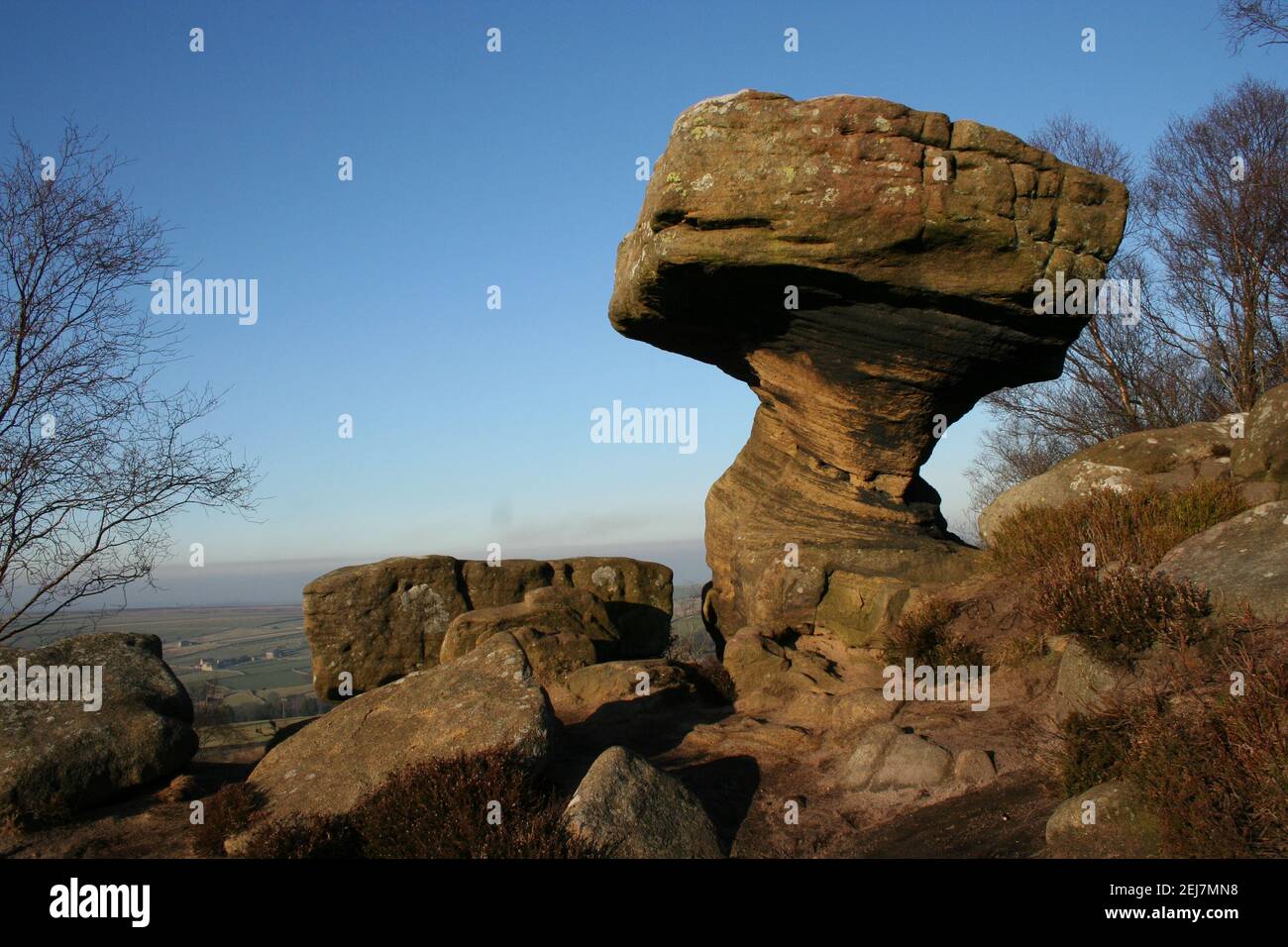 Brimham Rocks, rock formations Stock Photo - Alamy