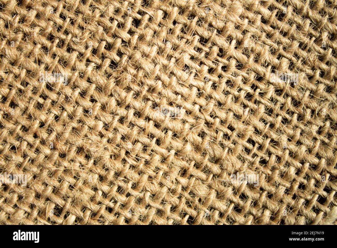 Burlap texture. Close-up weaving. Linen thread is woven into fabric ...