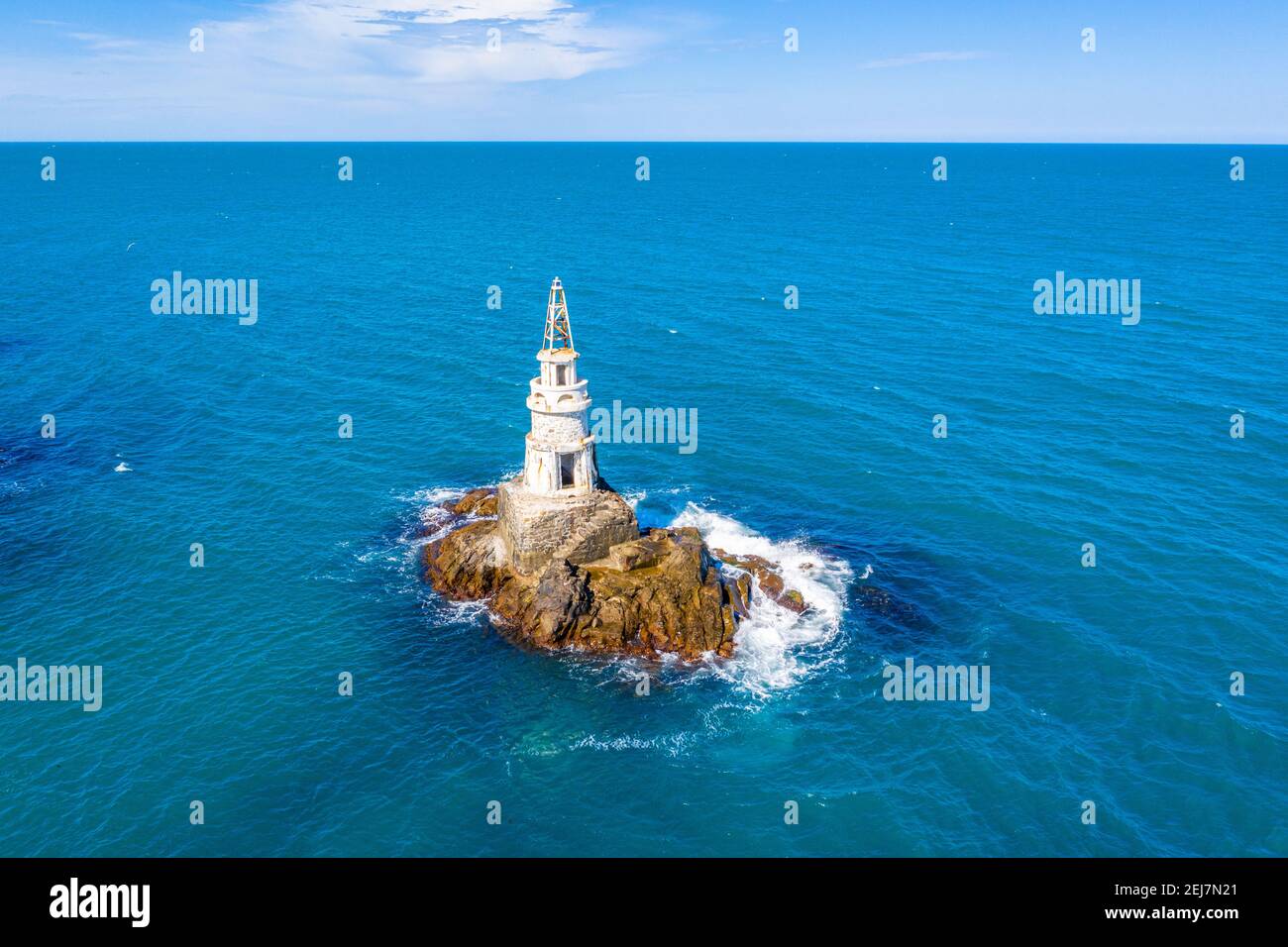 Black rock rocky islet hi-res stock photography and images - Alamy